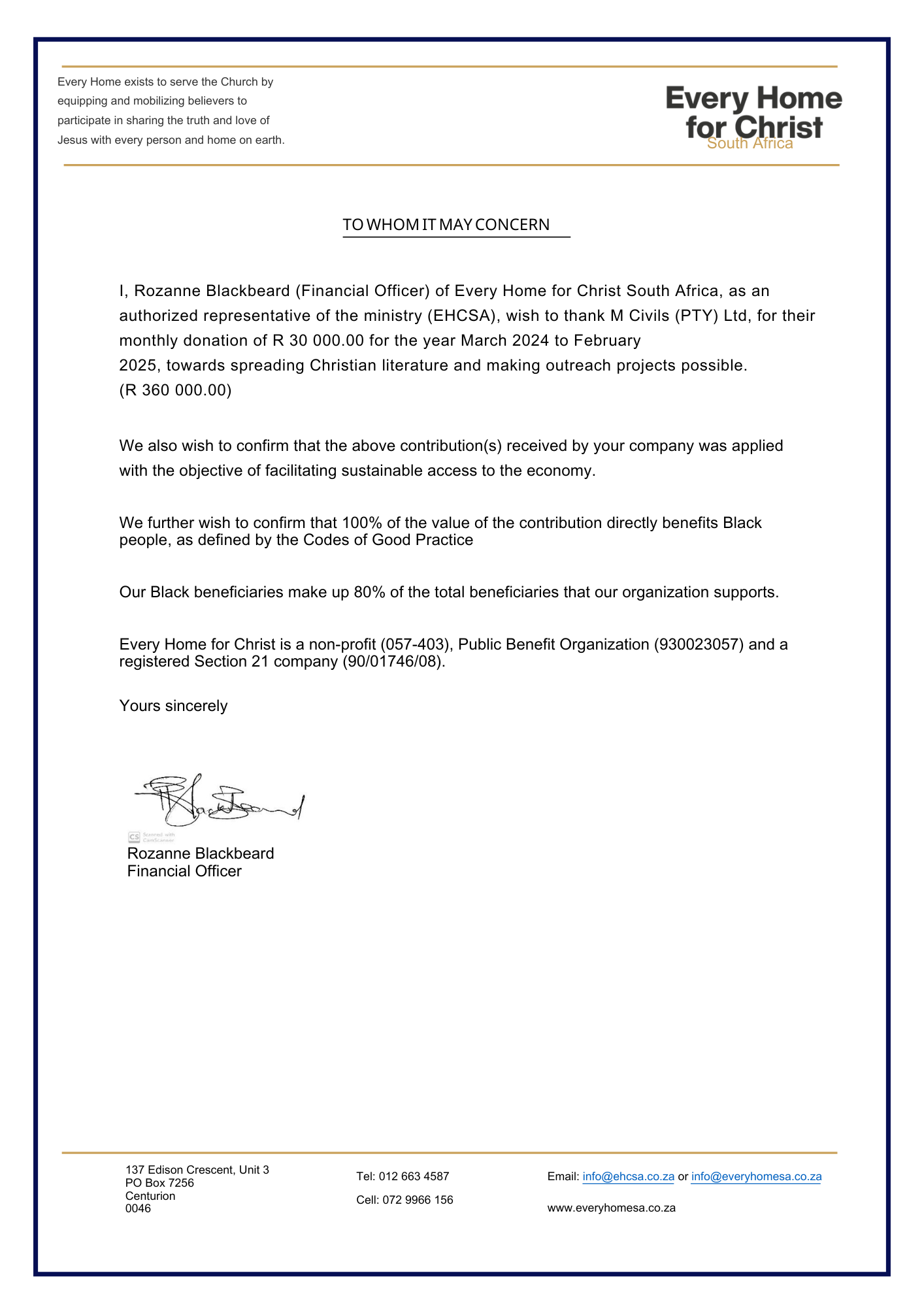 M Civils :: Community Involvement